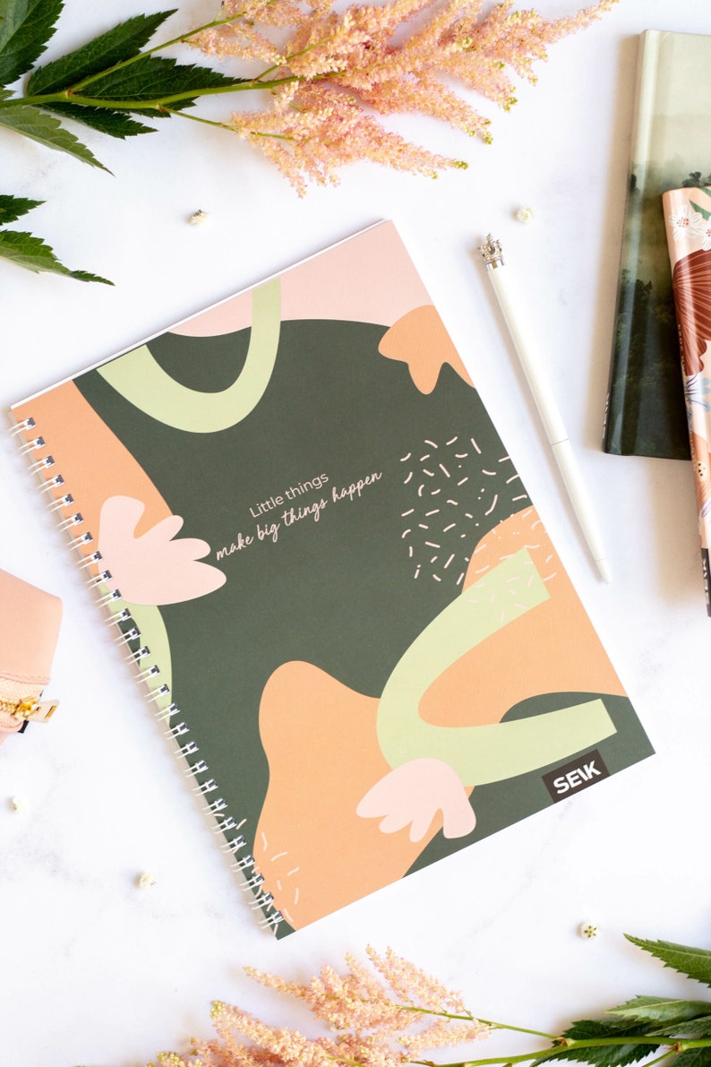 DOTTED NOTEBOOK PERSONAL Journal Spiral Bind Journal - Etsy