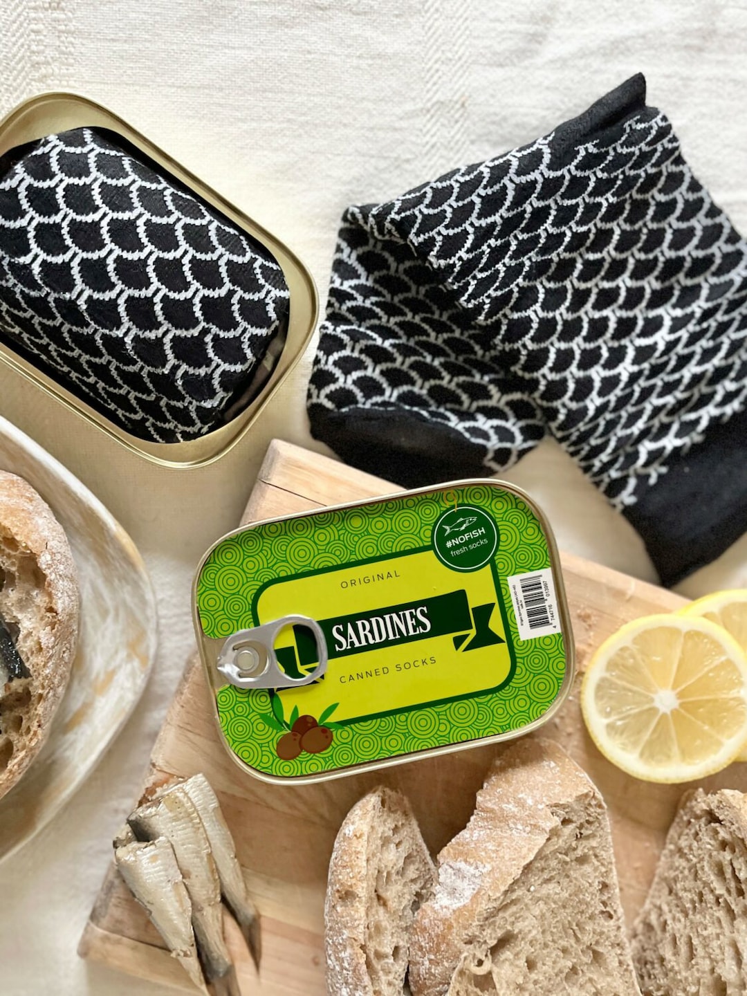 French Sardine Socks | Canned Fish Socks | Fish Socks | Funny and ...