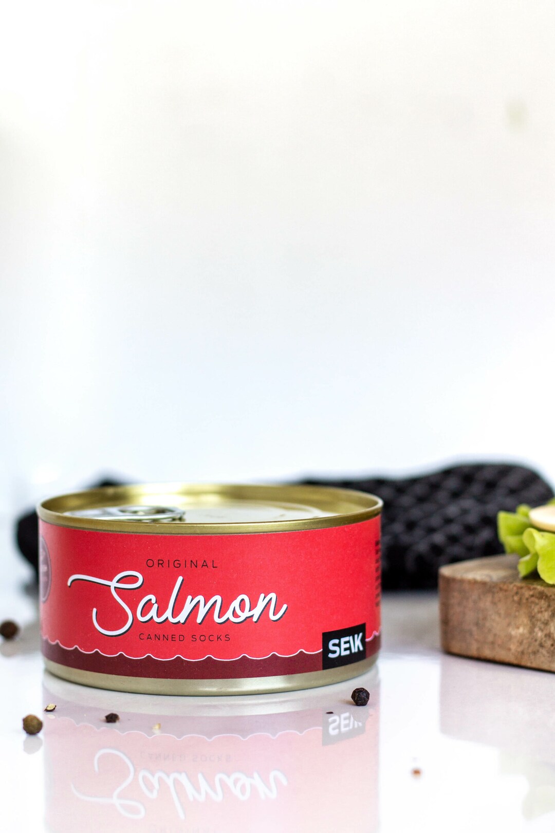Salmon Fish Canned Socks - Etsy