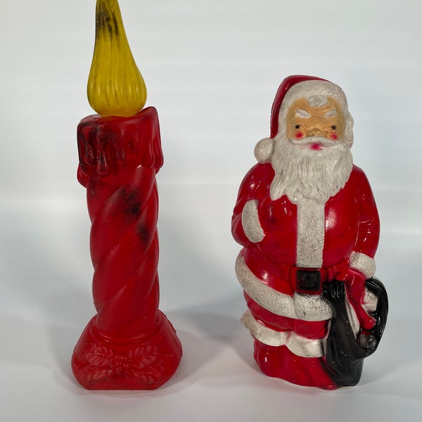 Plastic Santa - Etsy