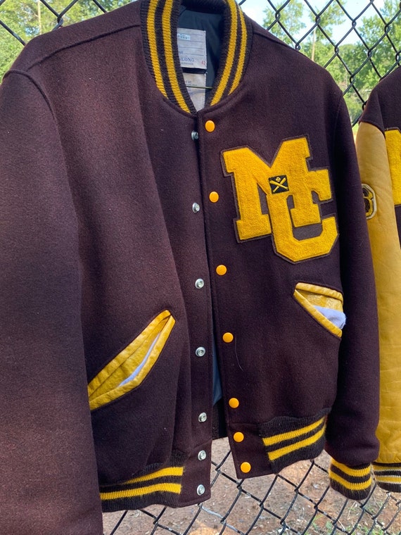vintage 1980s letterman jacket - Gem