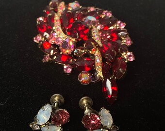 Ruby Red Brooch | Etsy