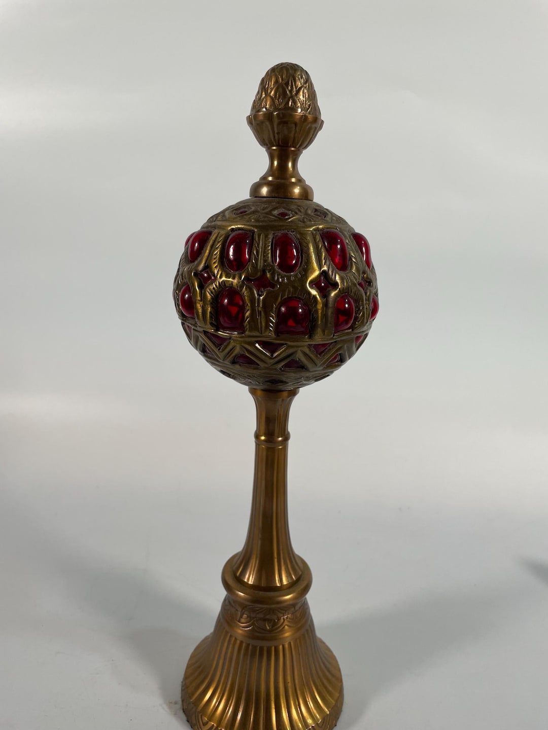 Art Nouveau or Art Deco Style Decorative Spire Made of Heavy Brass With ...