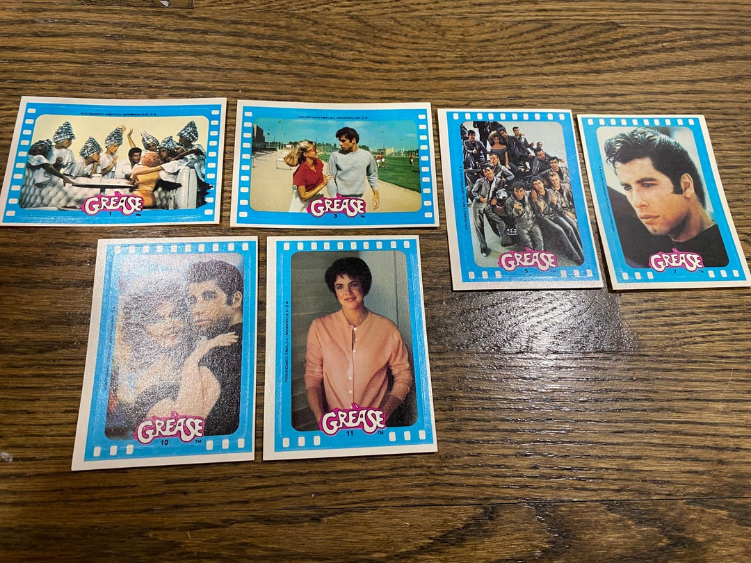 1978 Grease Sticker Set - Etsy