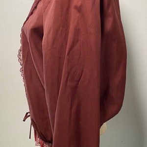 1970’s Rust Lace Blouse - Etsy