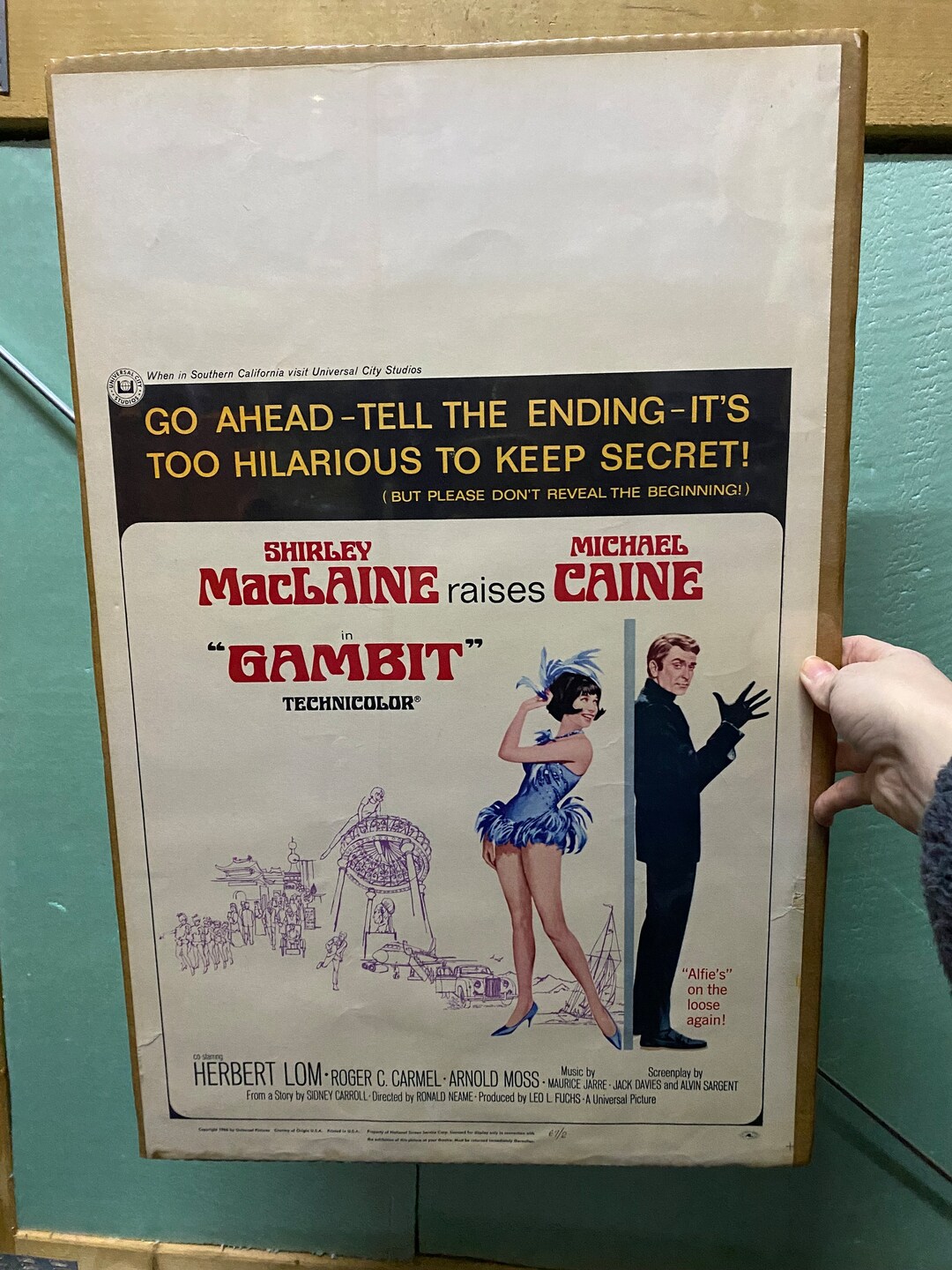 1966 Gambit Movie Poster - Etsy