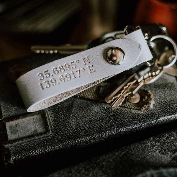 Coordinate Keychain - Etsy