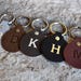 Circle Key Chain. Key Fob. Key Chains. Monogram Keychain Keychain ...