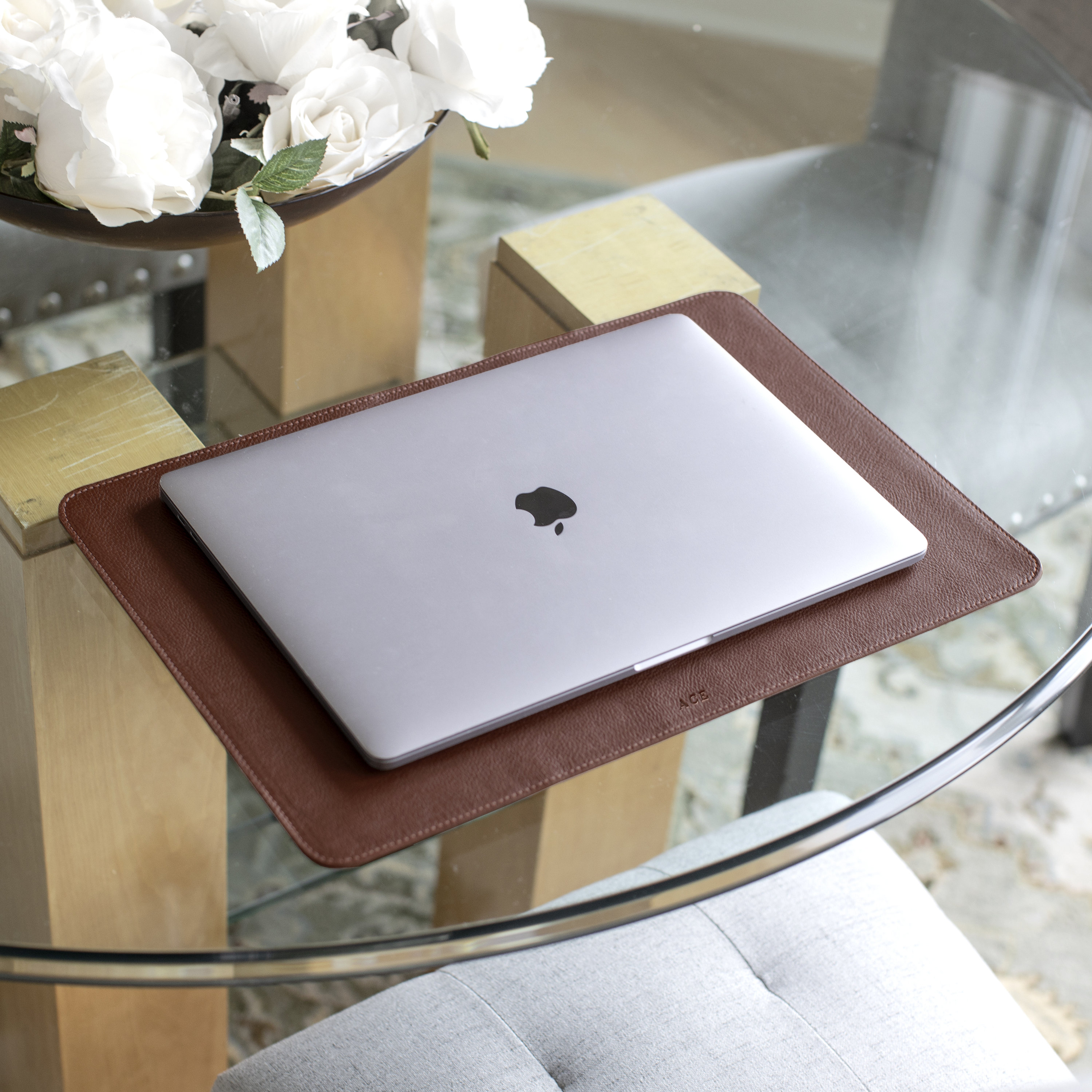 Personalized Leather Desk Mat. Monogrammed Desk Pad. Teacher - Etsy