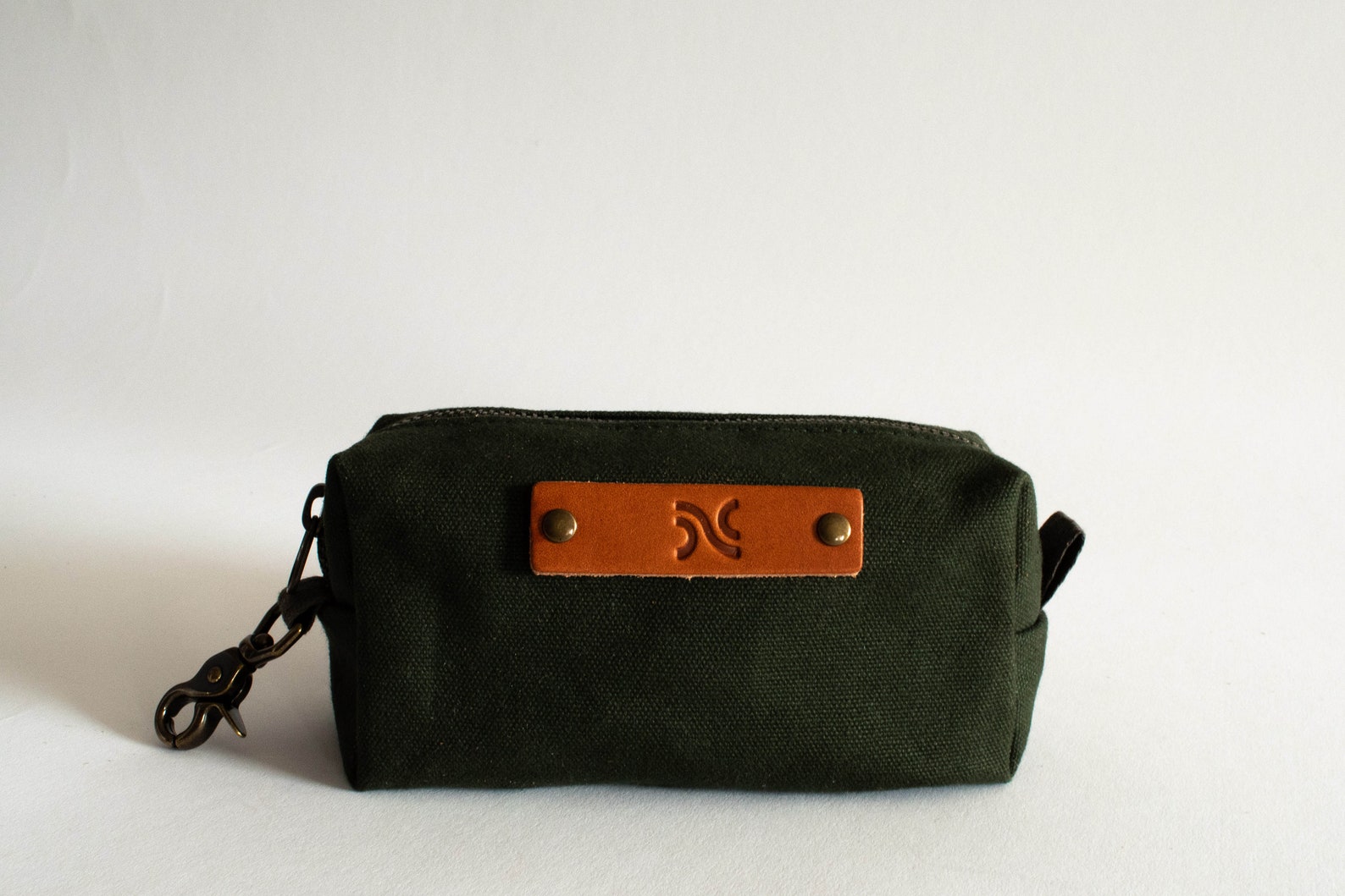 Personalized Golf Valuables Pouch Monogrammed Canvas Mini Dopp Kit ...