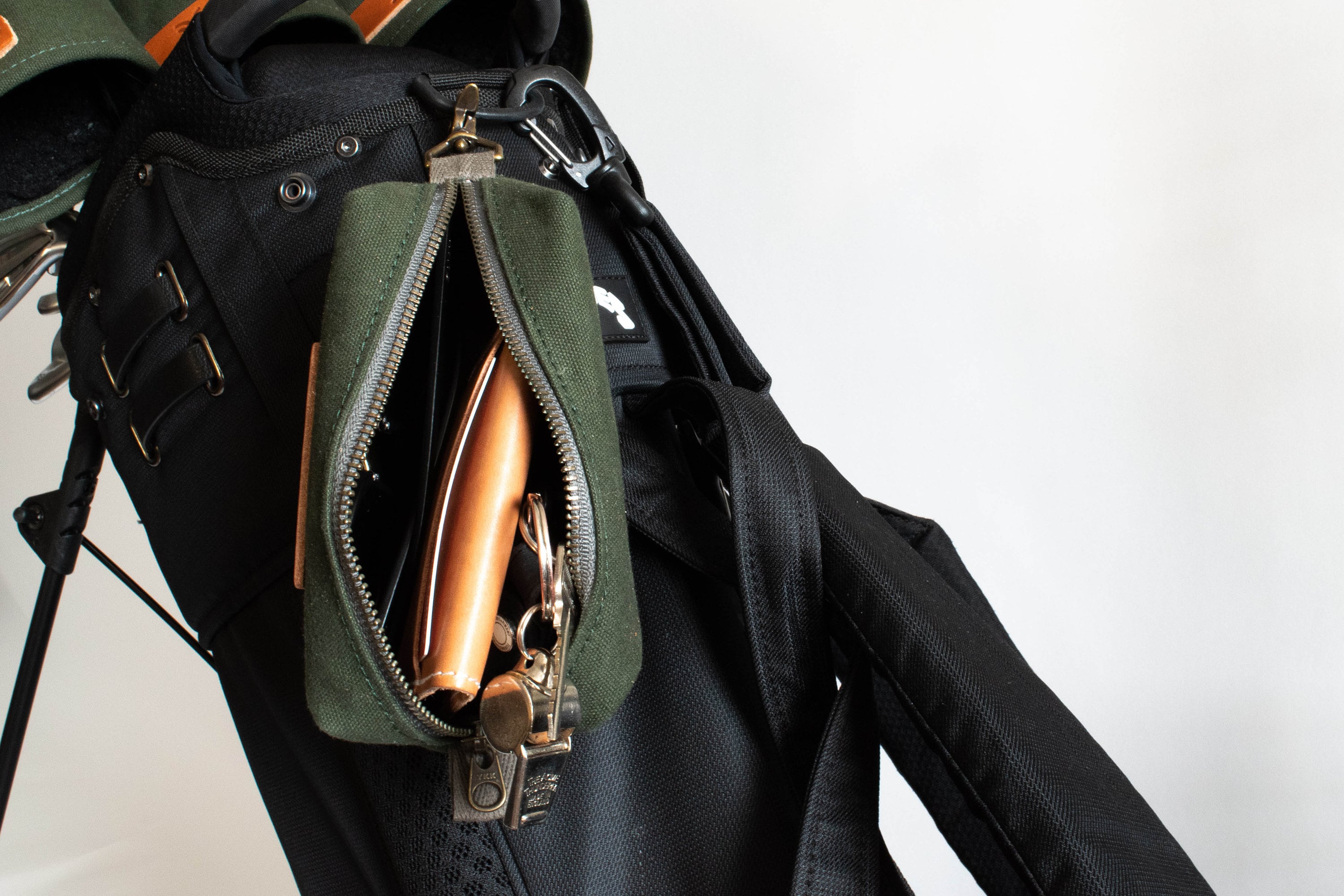 Personalized Golf Valuables Pouch Monogrammed Canvas Mini | Etsy