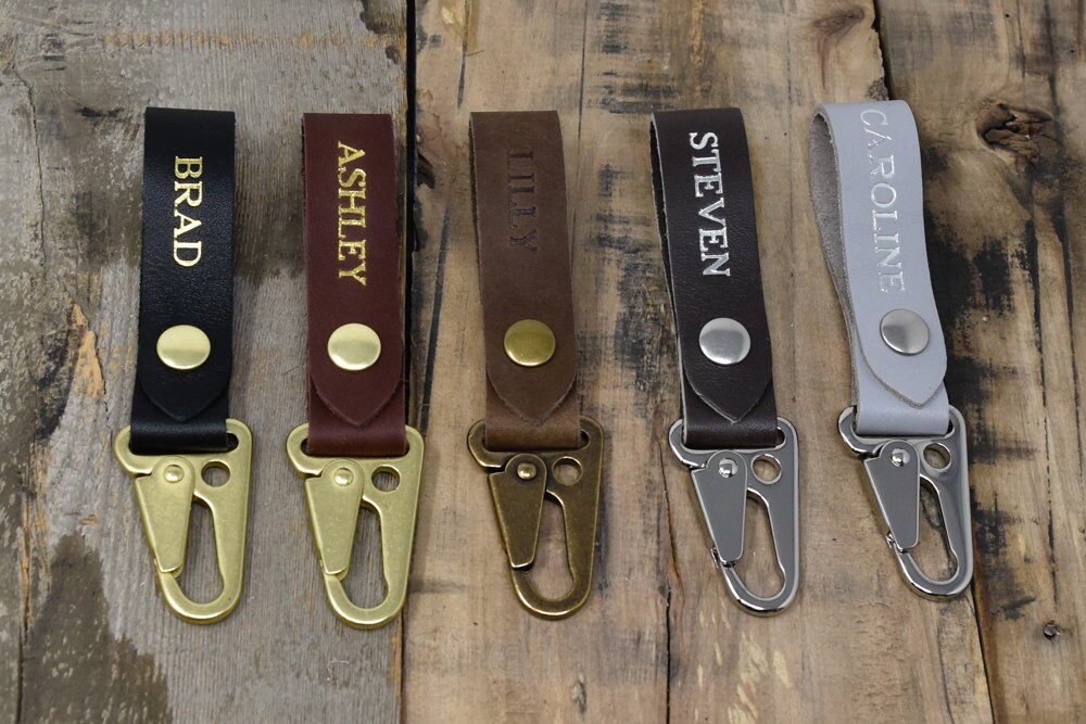Personalized Key Fob With Opening Snap and Tactical Clip. | Etsy
