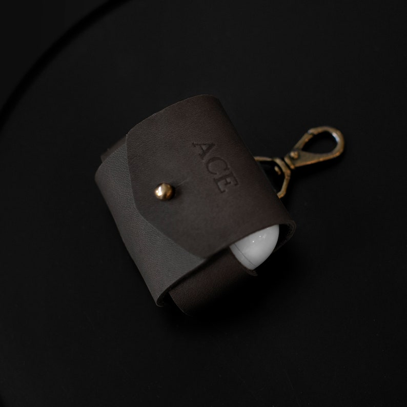 Personalized Leather Airpod PRO Case. Monogrammed Airpod PRO | Etsy