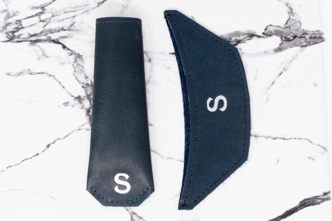 Personalized Leather Cast Iron Skillet Handle Cover Set - Monogrammed ...