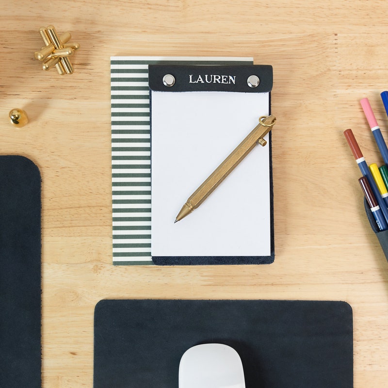 Leather Notepad - Etsy