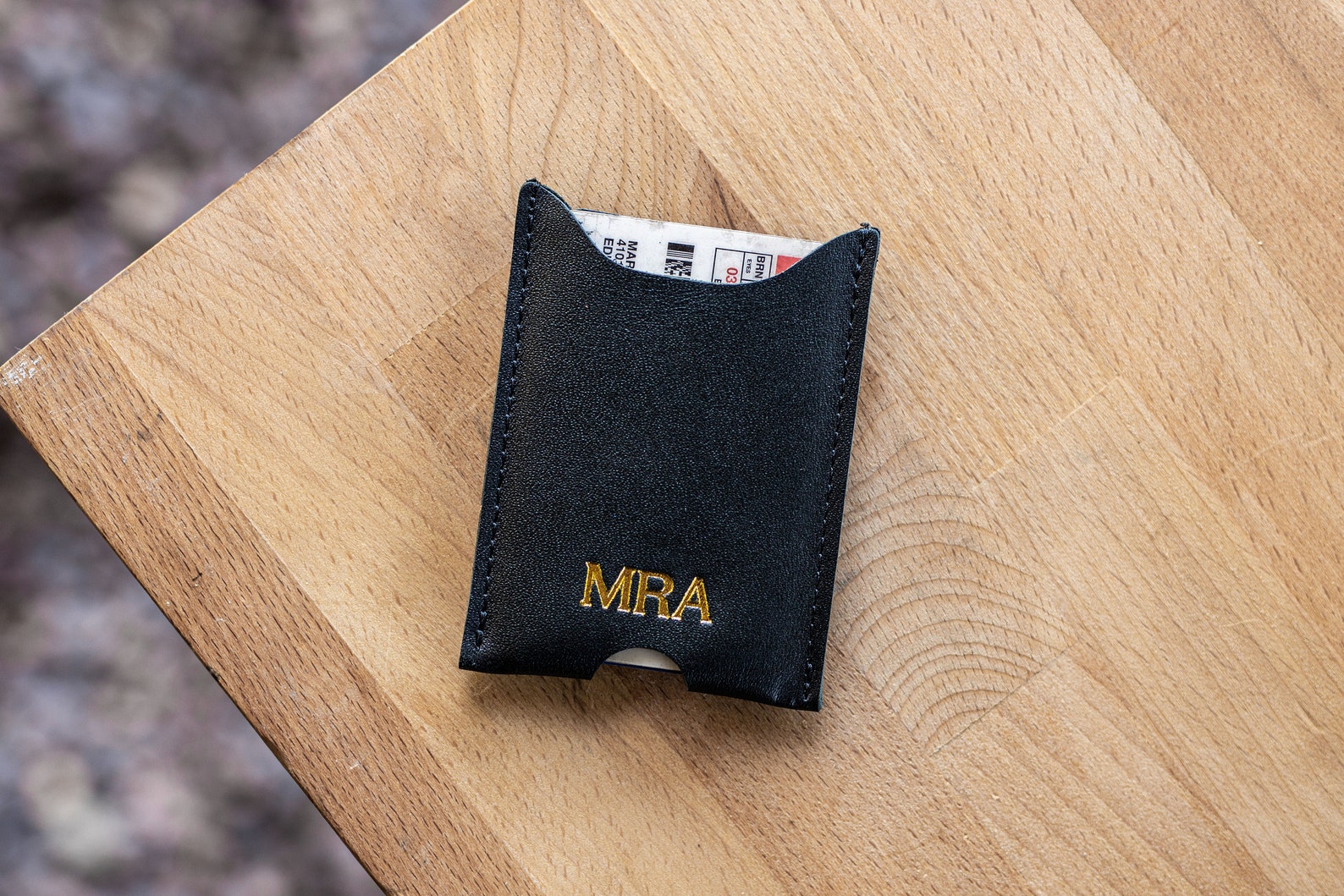 Personalized Slim Card Holder | Etsy