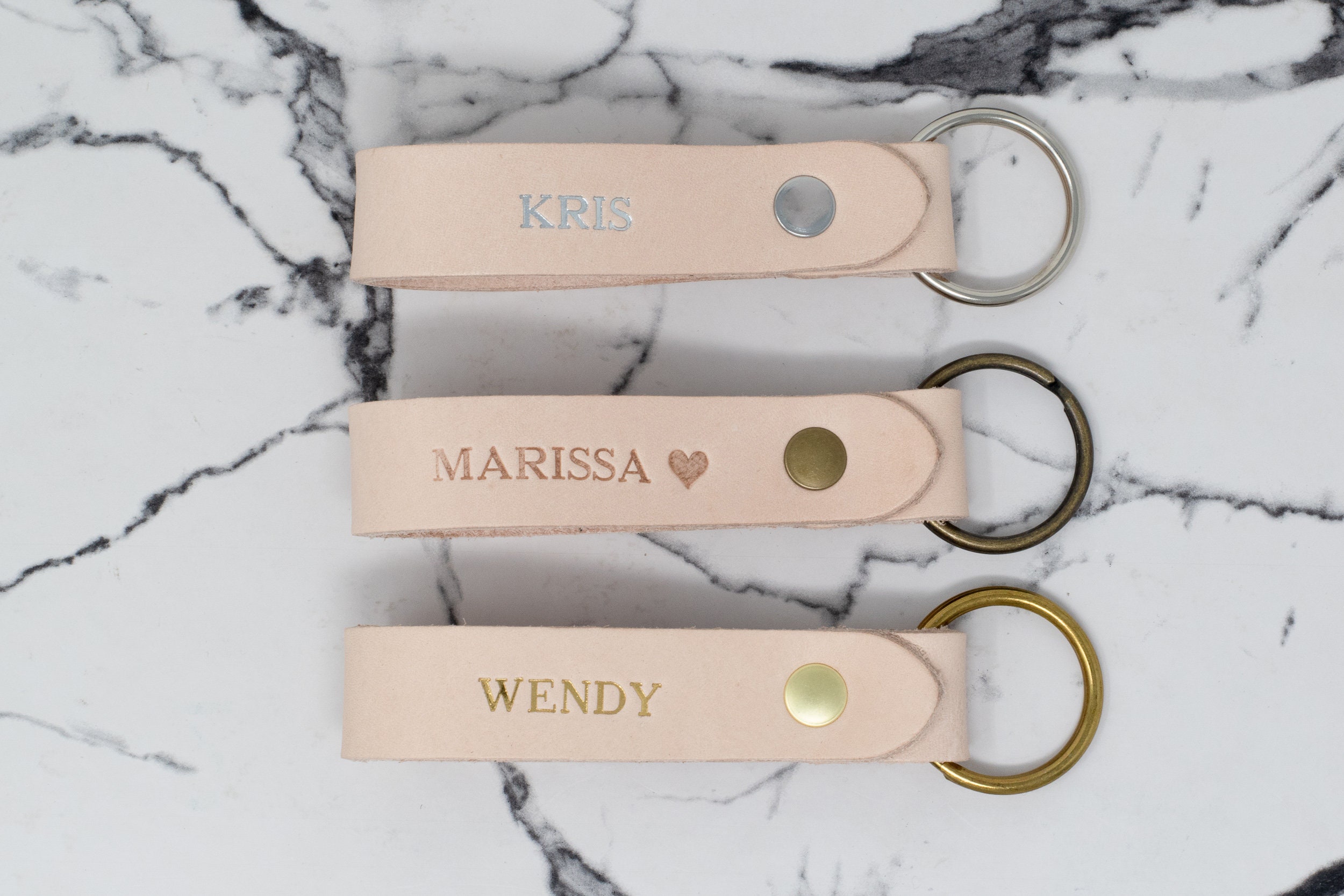 Natural Color Keychain - Etsy