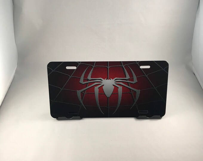 Spider Man License Plate - Etsy