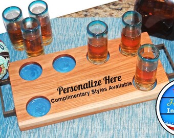 Shot Serving Tray - Etsy