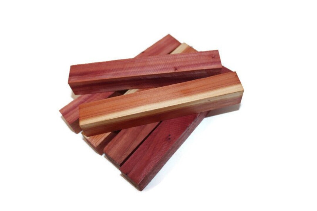 Red Cedar Pen Blanks: Aromatic Hardwood Turning Blanks (5x3/4in) - Etsy