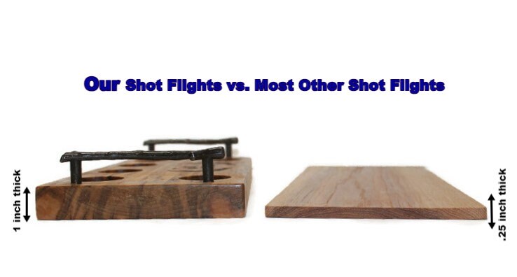Wooden Shot Flight Personalized Shot Flight Tequila Serving - Etsy