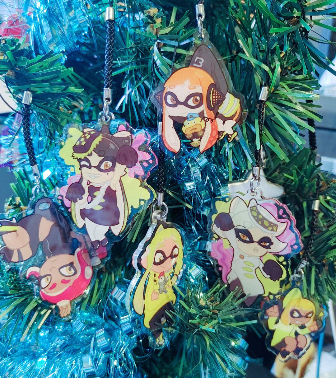 Splatoon Hanging Keychain - Etsy