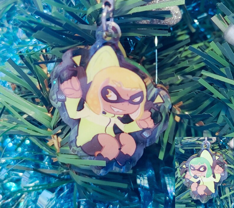 Splatoon Hanging Keychain - Etsy