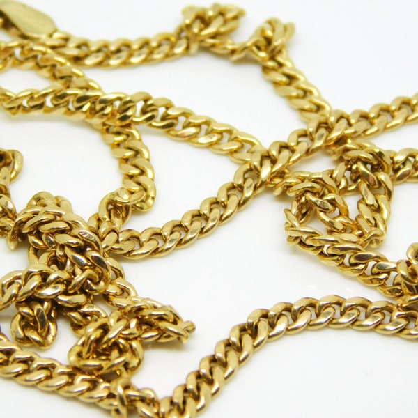 David Yurman 925 Sterling Silver Gold Chain Gold Chain Necklace 40cm ...