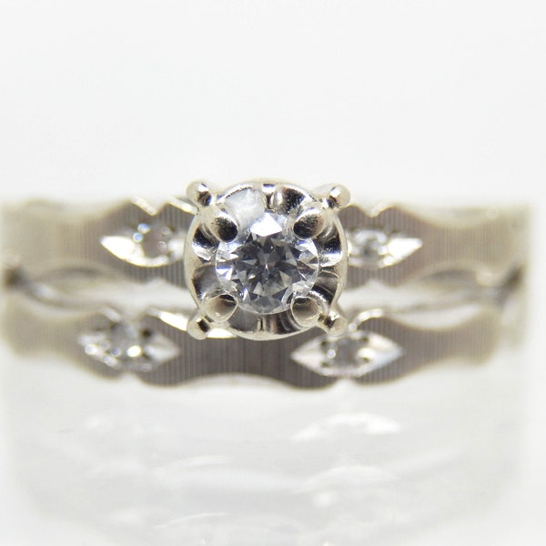 1960s Wedding Ring Set - Etsy