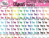 Rainbow Digital Papers Glitter Digital Papers Glitter - Etsy
