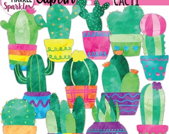 Cactus clipart | Etsy