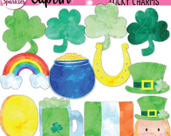 Saint Patrick's Day Clipart Monster Clipart Rainbow | Etsy