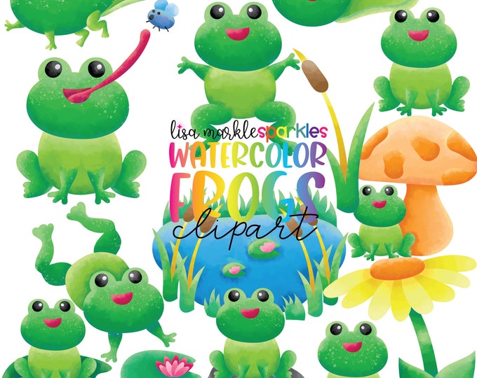 Life Cycle Clip Art - Frog Life Cycle Clip Art - Tadpole Clipart - Frog ...