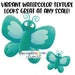 Watercolor Butterfly Clipart, Rainbow Butterfly PNG Image, Spring Bug ...