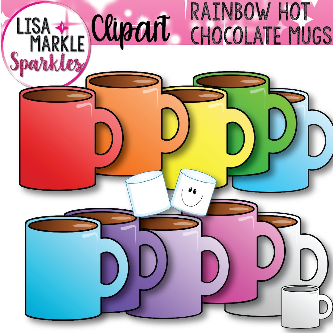 Mug Clipart, Hot Chocolate Clipart, Coffee Clipart, Winter Clipart - Etsy