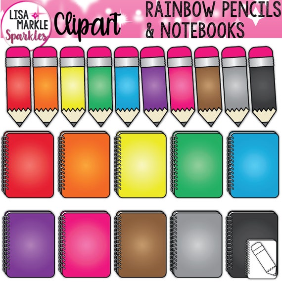 Notebook And Pencil Clip Art