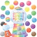 Watercolor Gumball Machine Clipart Rainbow Bubble Gum Candy Dessert ...