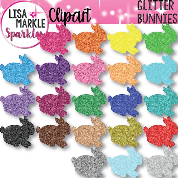 Spring Clip Art Glitter