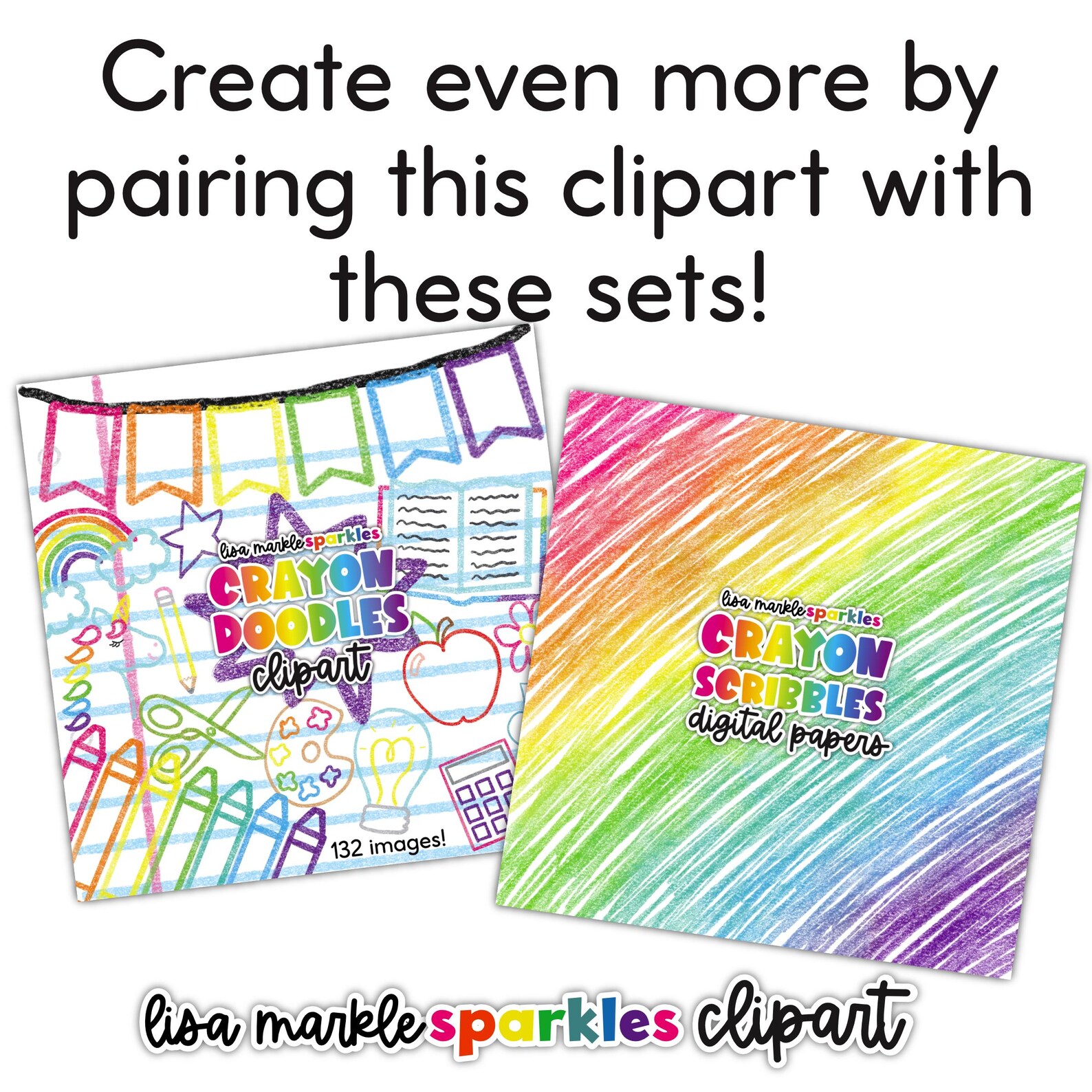 Crayon Pencil Doodles Digital Paper Backgrounds Back to School Crayon ...