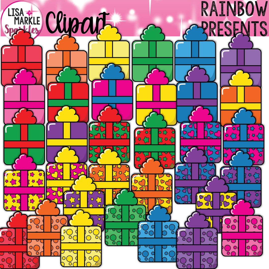 Christmas Present Clipart, Birthday Present Clipart, Gift Clipart ...