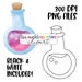 Watercolor Science Beaker Clipart Teacher Chemistry Lab Apothecary ...