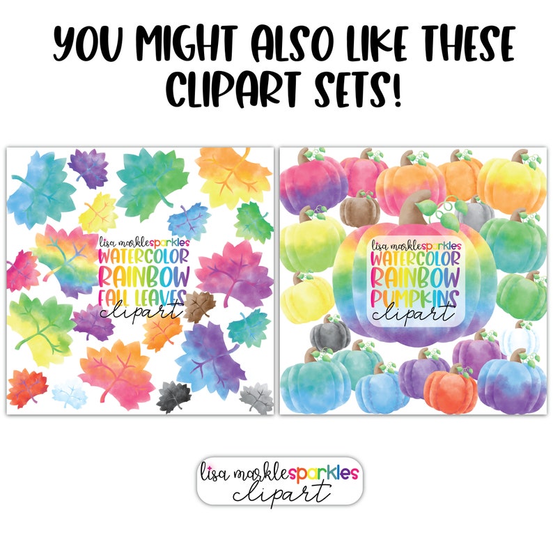 Watercolor Fall Autumn Clipart Pumpkin Spice Coffee Donut - Etsy