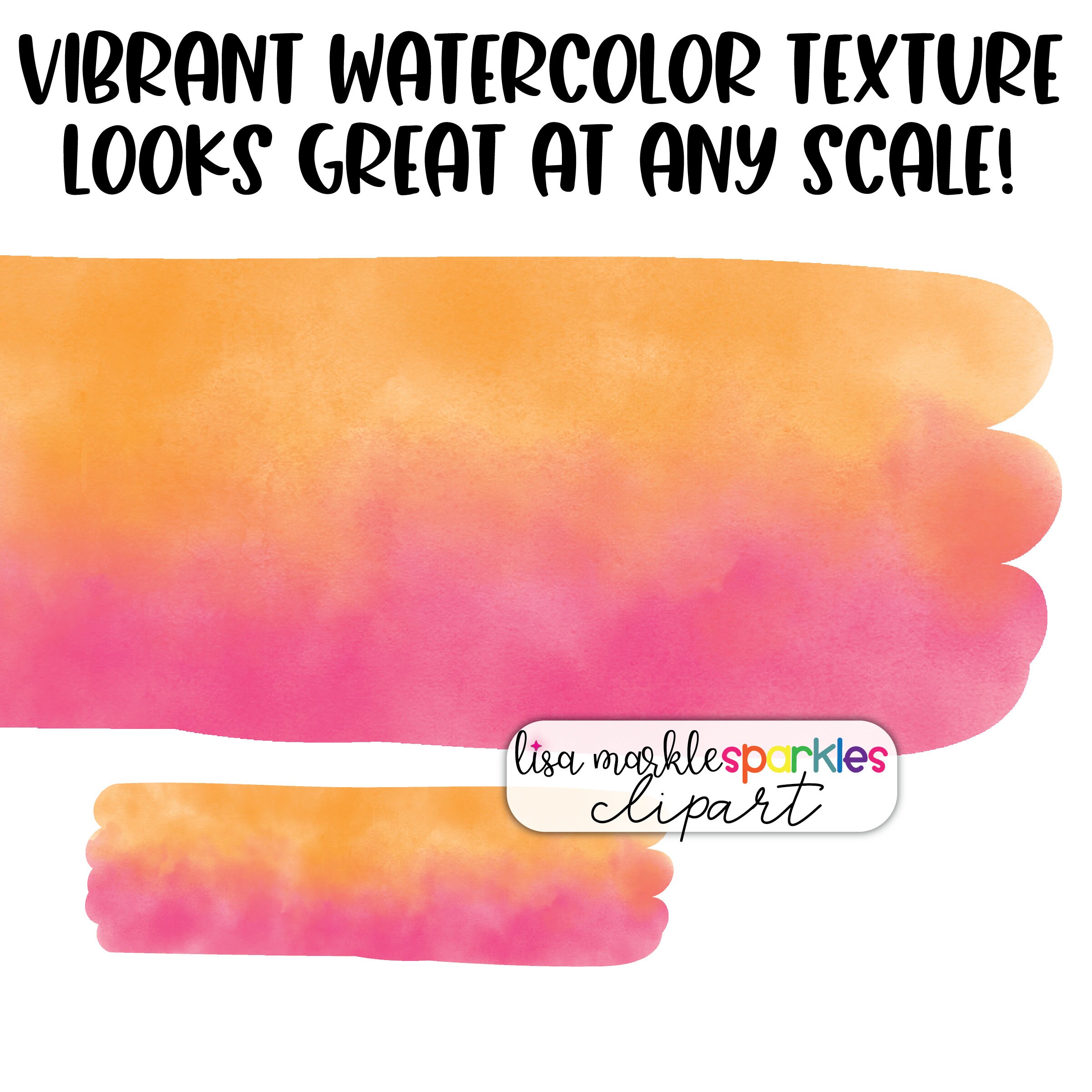 Watercolor Rainbow Paint Brush Stroke Clipart PNG Image Planner ...