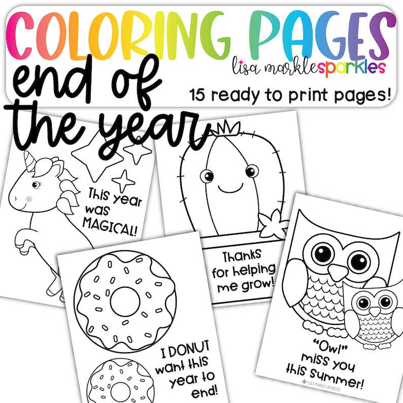 End of School Year Coloring Pages Printable, Coloring Sheets, Coloring ...