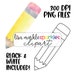 Watercolor First Day of Back to School Clipart Teacher Supplies Library ...