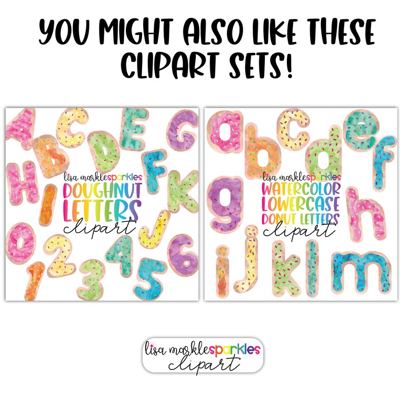 Alphabet Clipart Digital Alphabet Letters Clipart Alphabet - Etsy