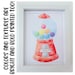Watercolor Gumball Machine Clipart Rainbow Bubble Gum Candy Dessert ...