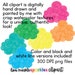 Watercolor Rainbow Cloud Clipart Rain Weather Spring Rainy Day Cloud ...