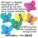 Watercolor Butterfly Clipart Rainbow Butterfly Spring Garden PNG Image ...