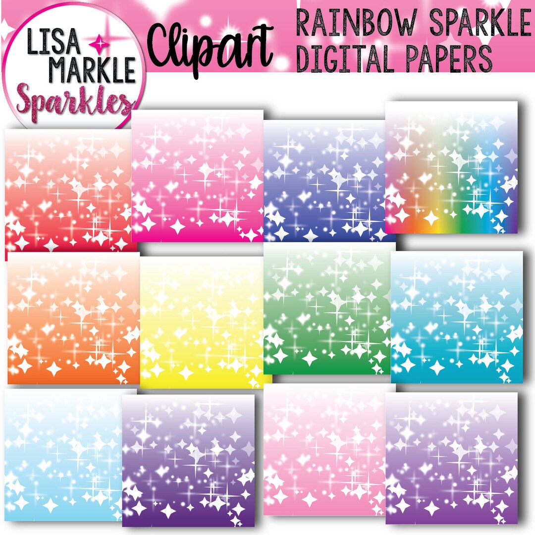 Sparkle Bokeh Digital Paper Clipart - Etsy